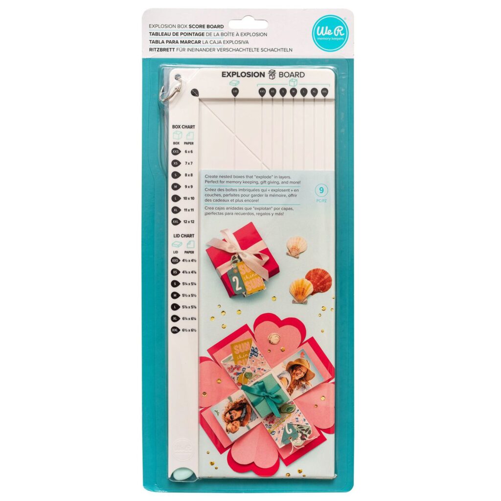 Tabla explosion box - El Scrapararte de Faby